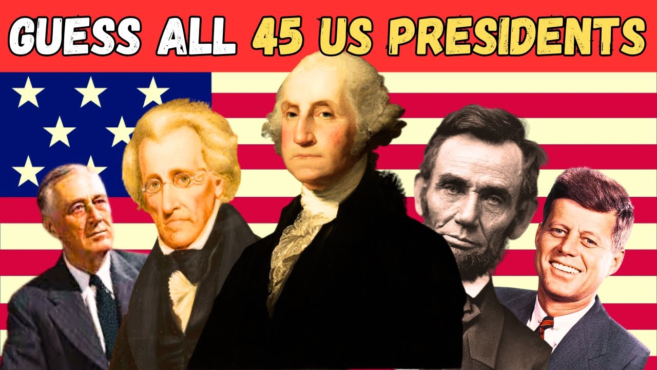 Guess and Learn All 45 US Presidents in 5 Seconds! | Chronological ...
