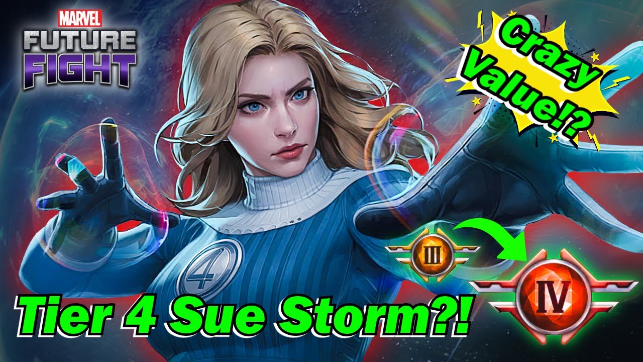 Is Sue Storm FINALLY Worth Tier 4?! Full Review & Gameplay | Marvel ...