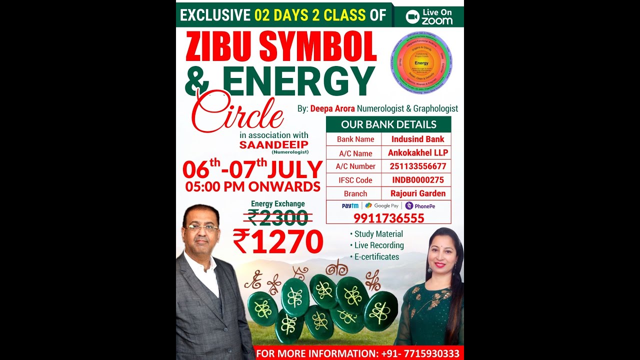 ZIBU SYMBOLS & ENERGY CIRCLE TRAINER: DEEPA NUMEROLOGIST TO JOIN THIS ...