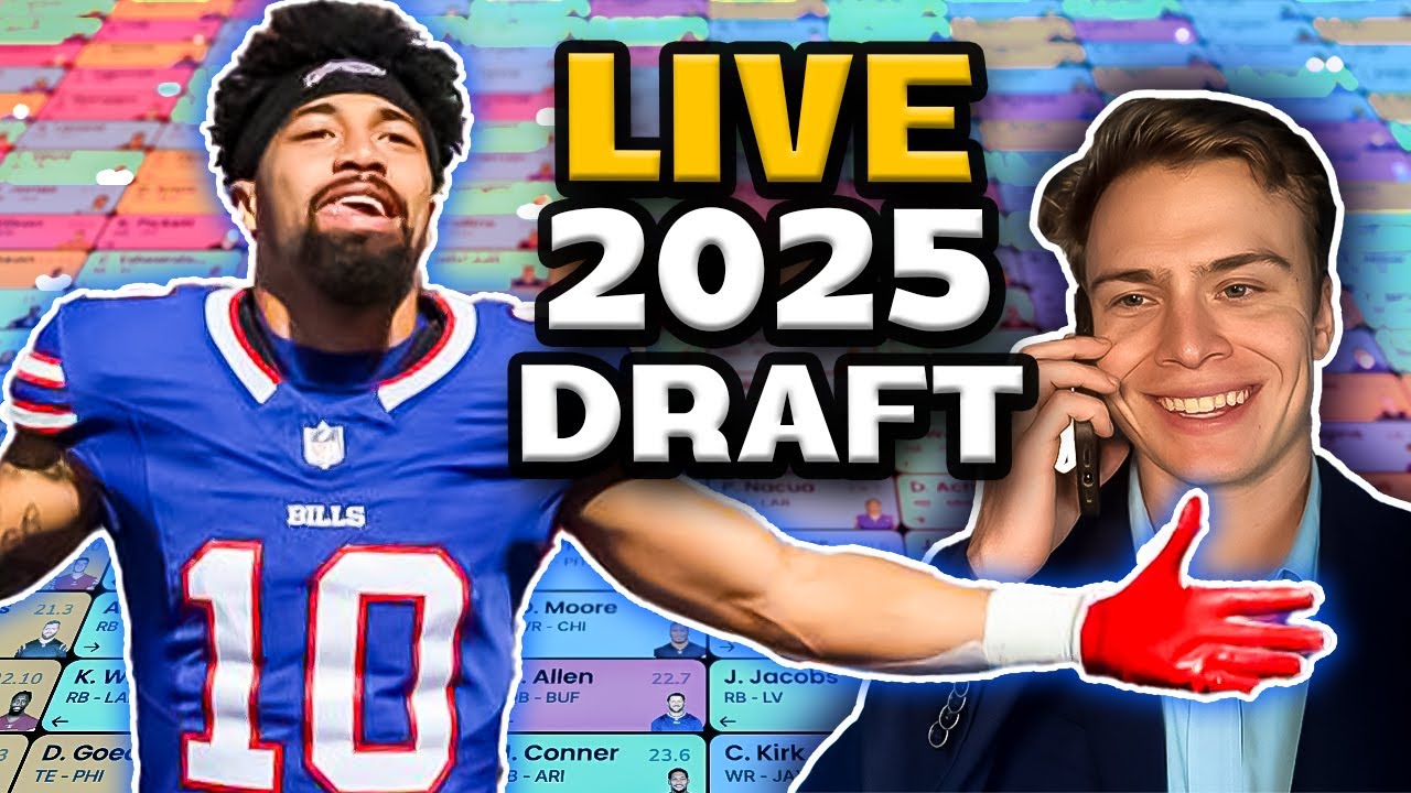 An Expert 2025 Fantasy Football Draft - YouTube