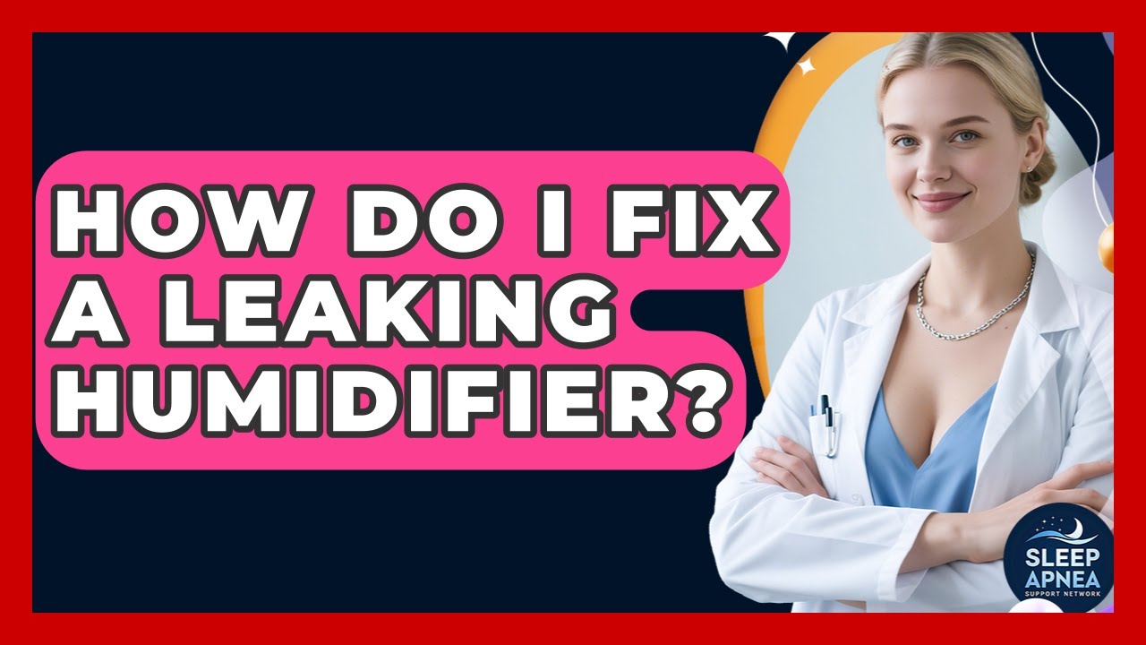 How Do I Fix A Leaking Humidifier? - Sleep Apnea Support Network - YouTube