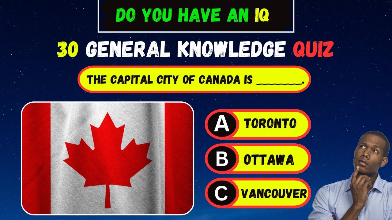 30 IQ General Knowledge Quizzes || Quiz Game || Knowledge4folk - YouTube