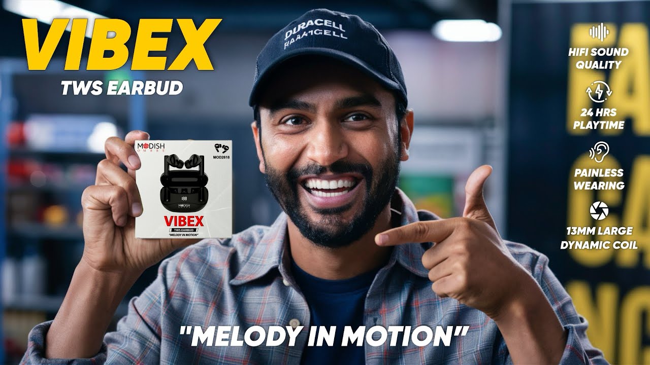 Vibex TWS Earbuds | Unmatched Bluetooth 5.3 Sound & 24-Hour Power ...