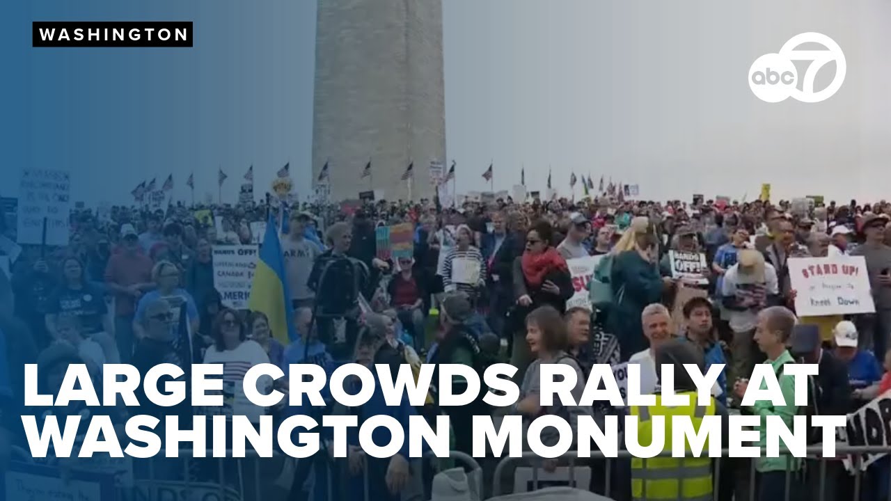WATCH LIVE: Thousands rally at Washington Monument in protest of Trump ...