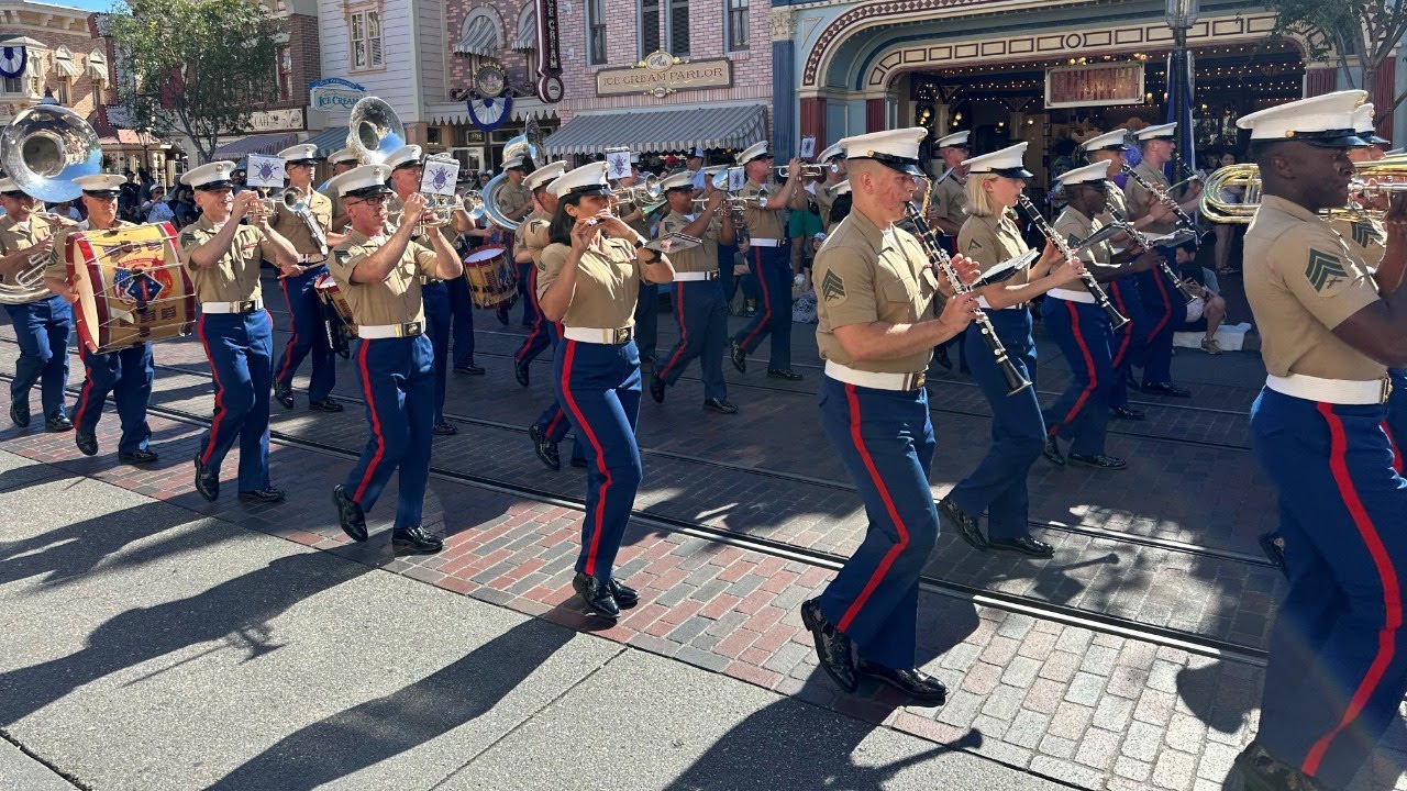 4th Of July Flag Retreat Ceremony at Disneyland 2023 4K - YouTube