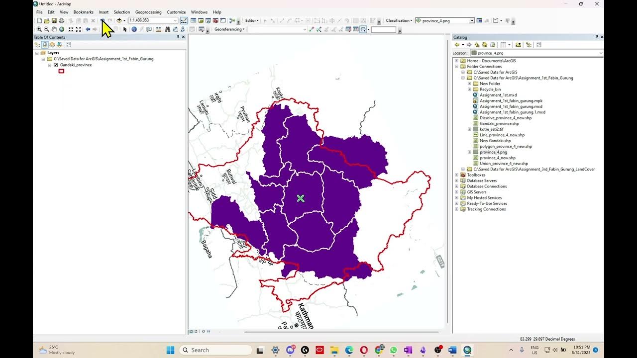 GeoReferencing and Assigning Spatial Reference/Coordinate system_In ...