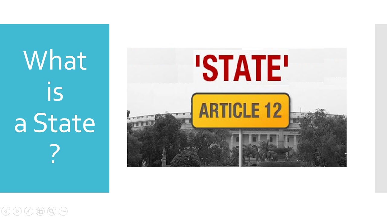 What is a State ? (Article 12) #CLAT#AILET#UPSC#JUDICIARY#STATE# ...