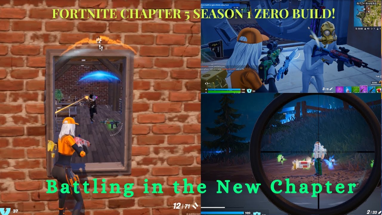 Battling in the New Chapter: Fortnite Chapter 5 Season 1 Zero Build! # ...