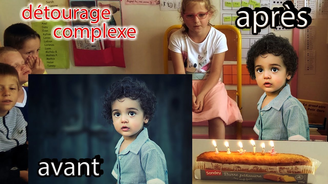 TUTO PHOTOSHOP CC 2018 DETOURAGE TRES COMPLEXE - YouTube