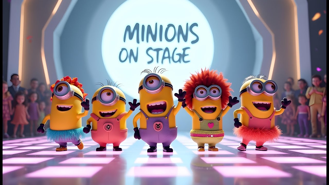 Minions Dancing on Stage to an Energetic & Fun Song | Must-See ...