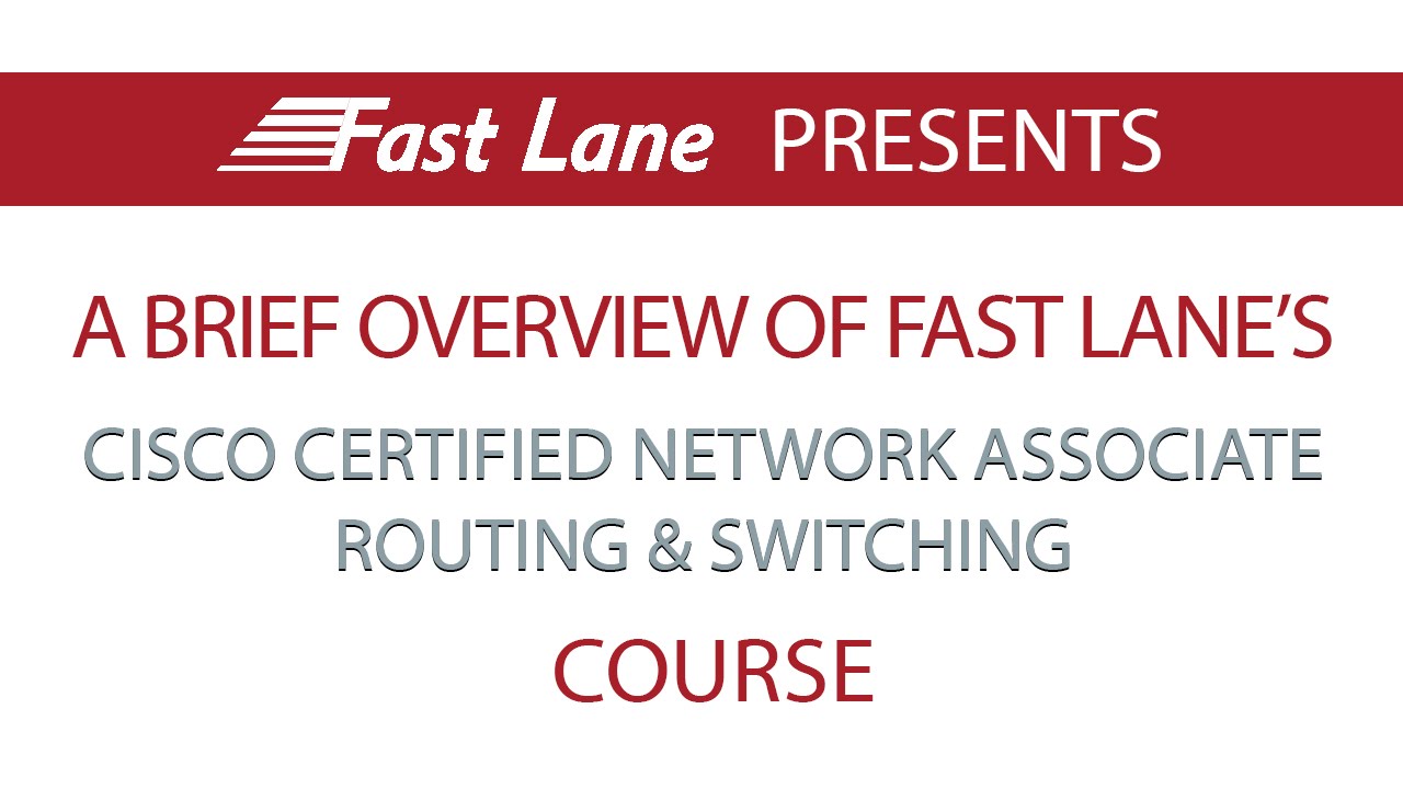 A Brief Overview of Fast Lane's CCNA Course - YouTube