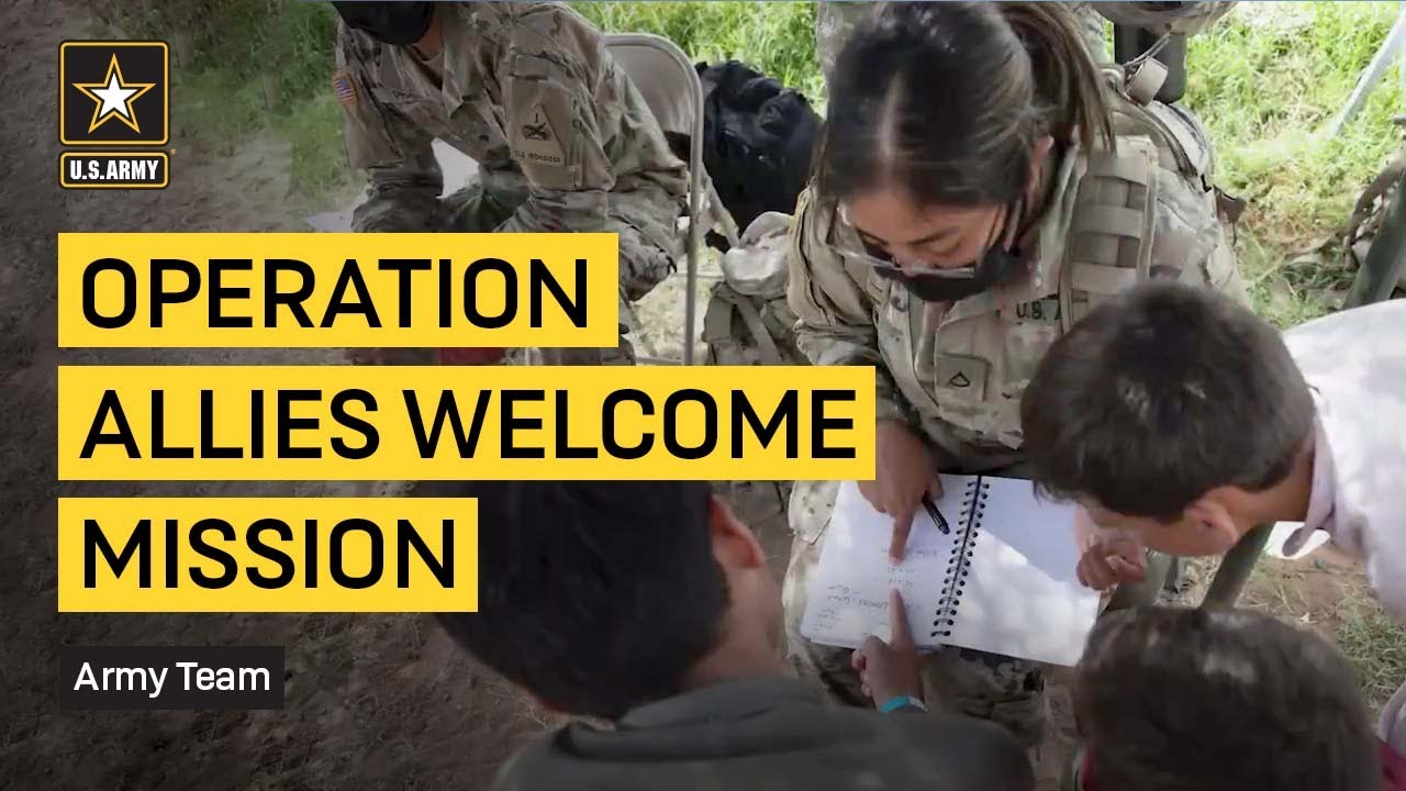 Updates on Operation Allies Welcome Mission at Fort Bliss - YouTube