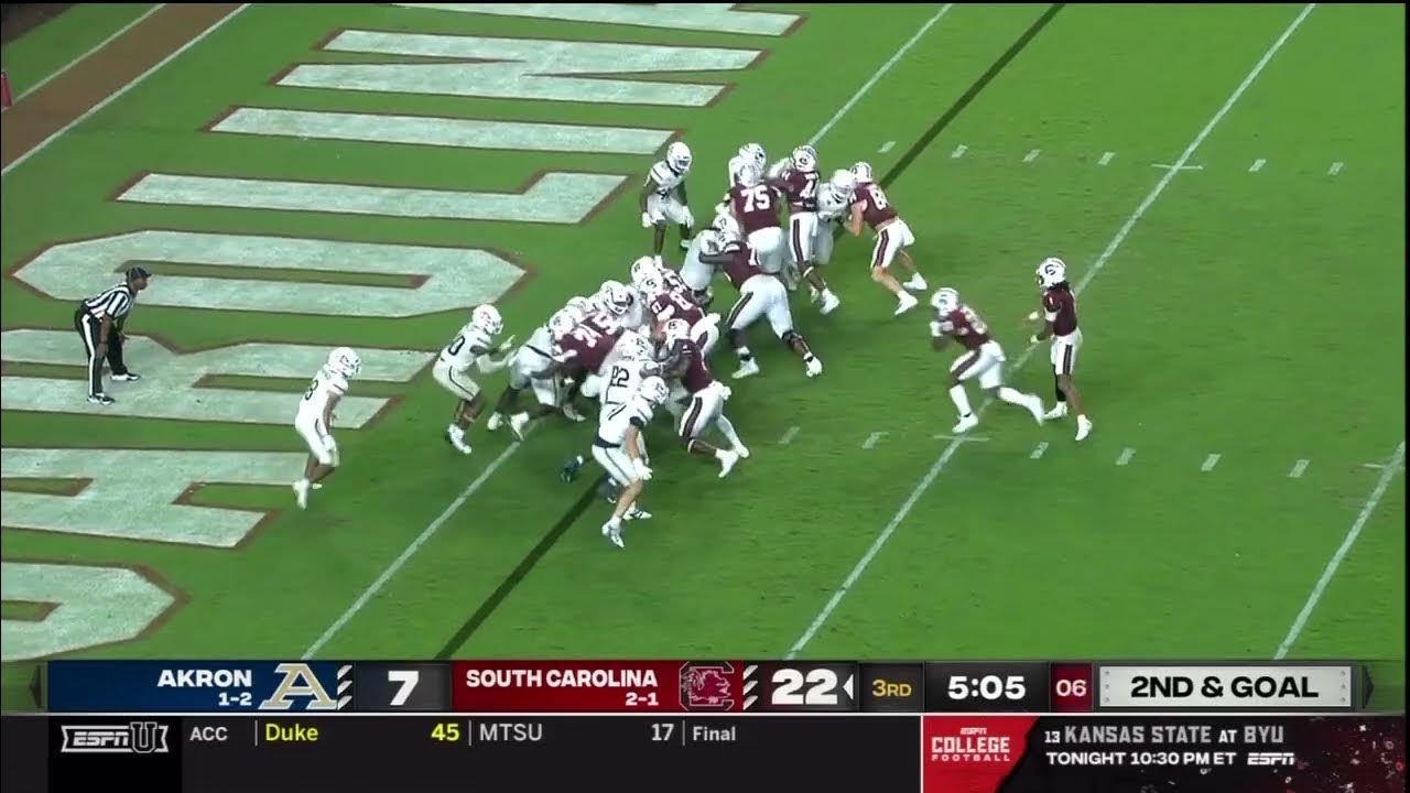 2024 USC vs Akron - Oscar Adaway 2 Yd Touchdown Run - YouTube