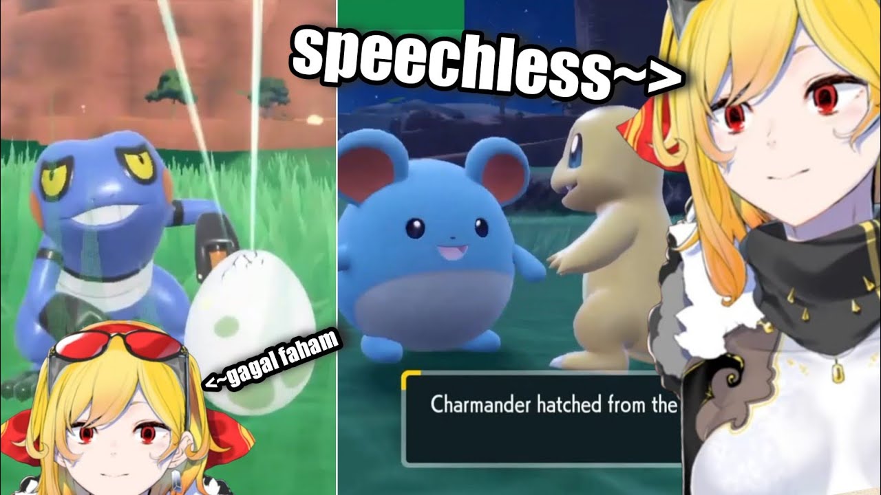 Kaela kehabisan kata pas dapet lemao momen di pokemon [Hololive ID Clip ...