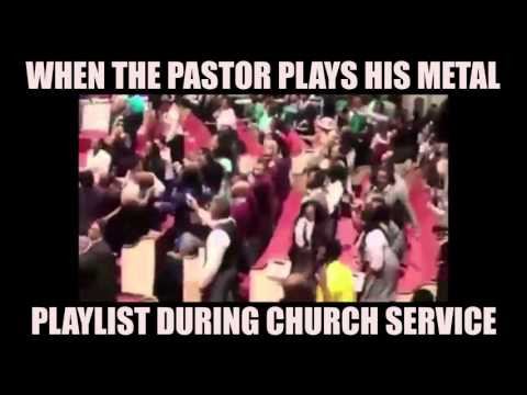 Pastor Plays HEAVY METAL During Church Service! - YouTube