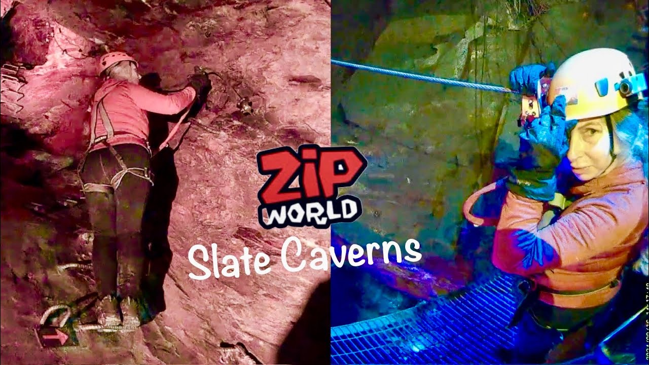 Llechwedd Zip World Slate Caverns Adventure North Wales - YouTube