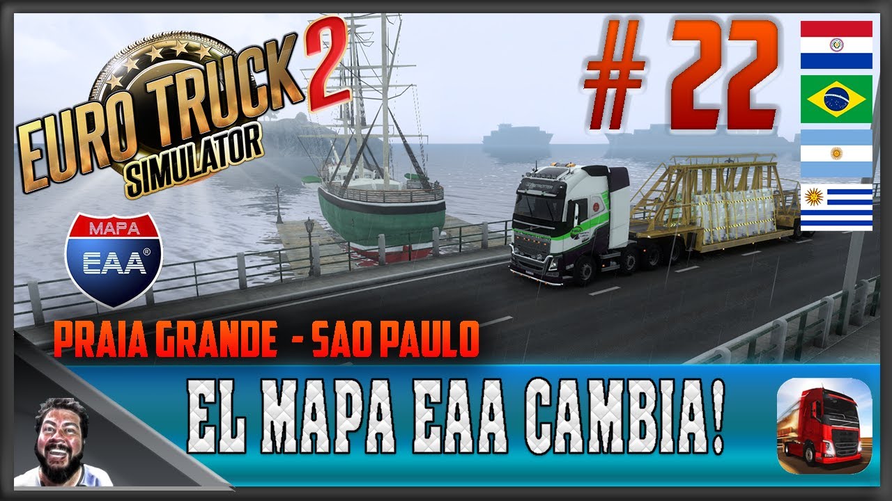 👷🏽Euro Truck Simulator 2 🚚MAPA EAA CAMBIA!!!/ EAA MAP / Gameplay ...