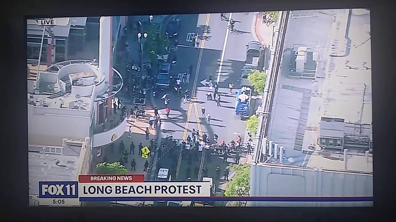 PROTEST IN LONG BEACH CALIFORNIA - YouTube