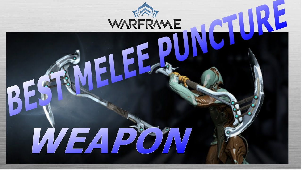 WARFRAME ANKU Best Melee Puncture Weapon? T3 MD Gameplay Review - YouTube