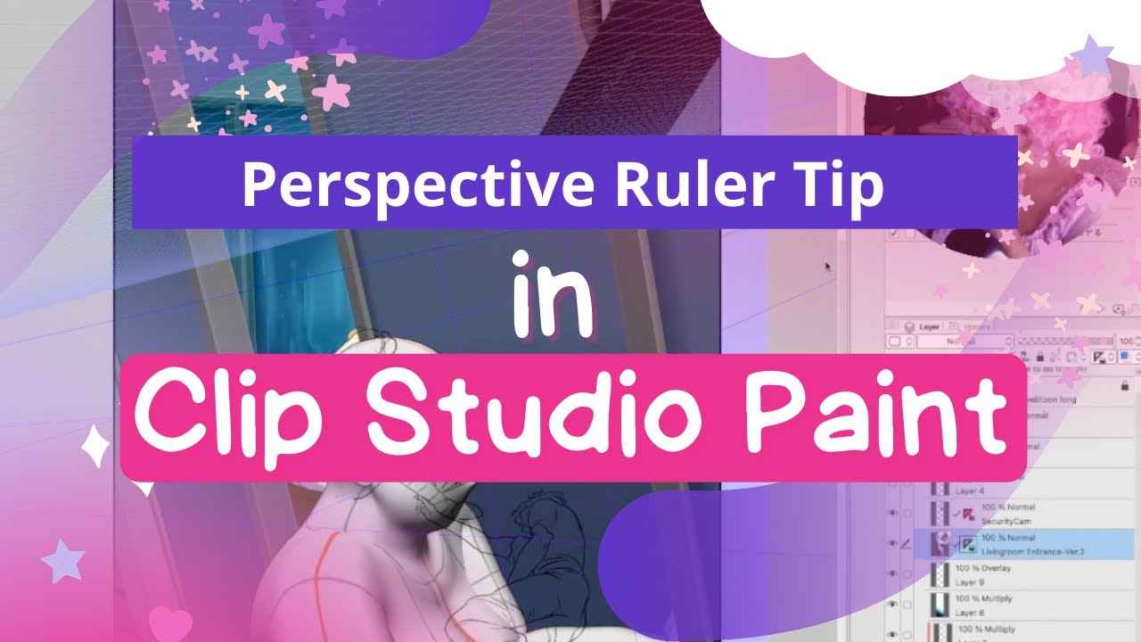 How to use Clip Studio Paint 3D Model ruler for making Webtoon ...