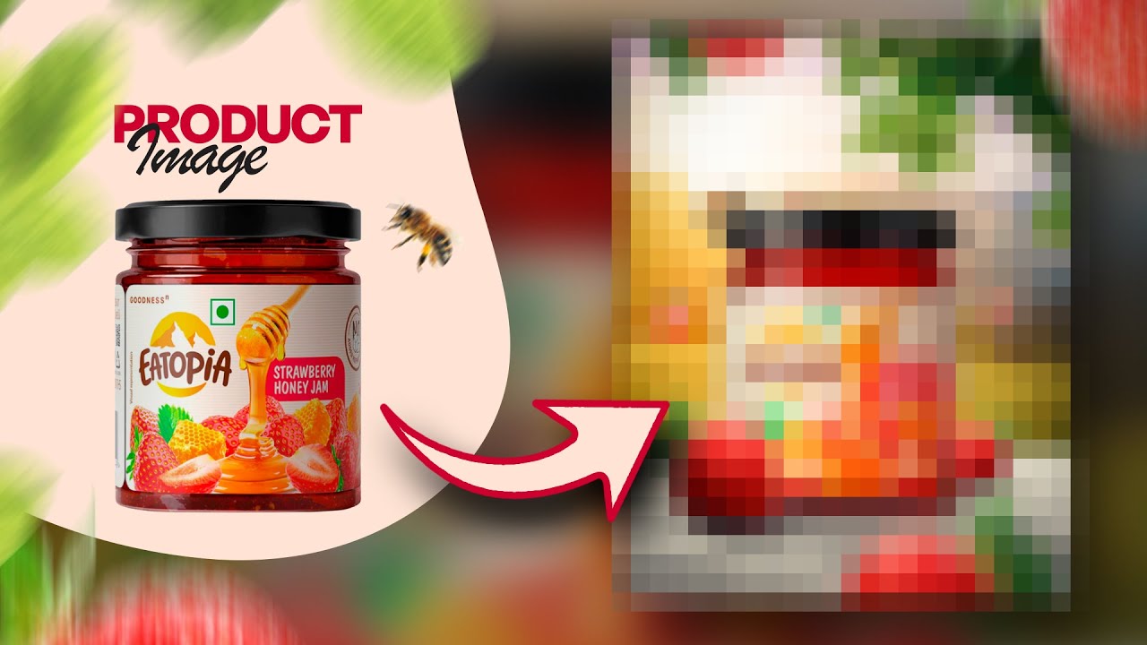 Creating Tempting Strawberry Honey Jam Ads with Photoshop Product ...