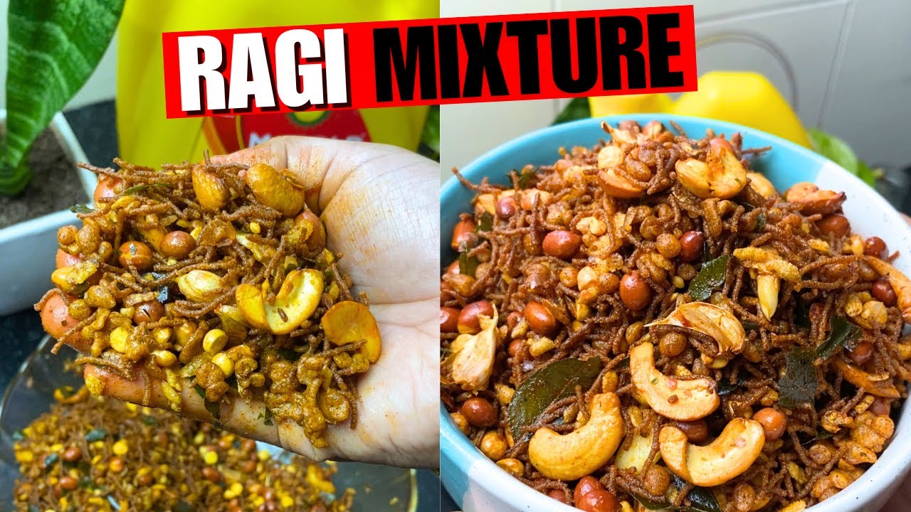 Cooking Vlog-02 | ராகி மிக்சர்😋👌| Ragi Mixture recipe😋👌| Diwali Snacks ...