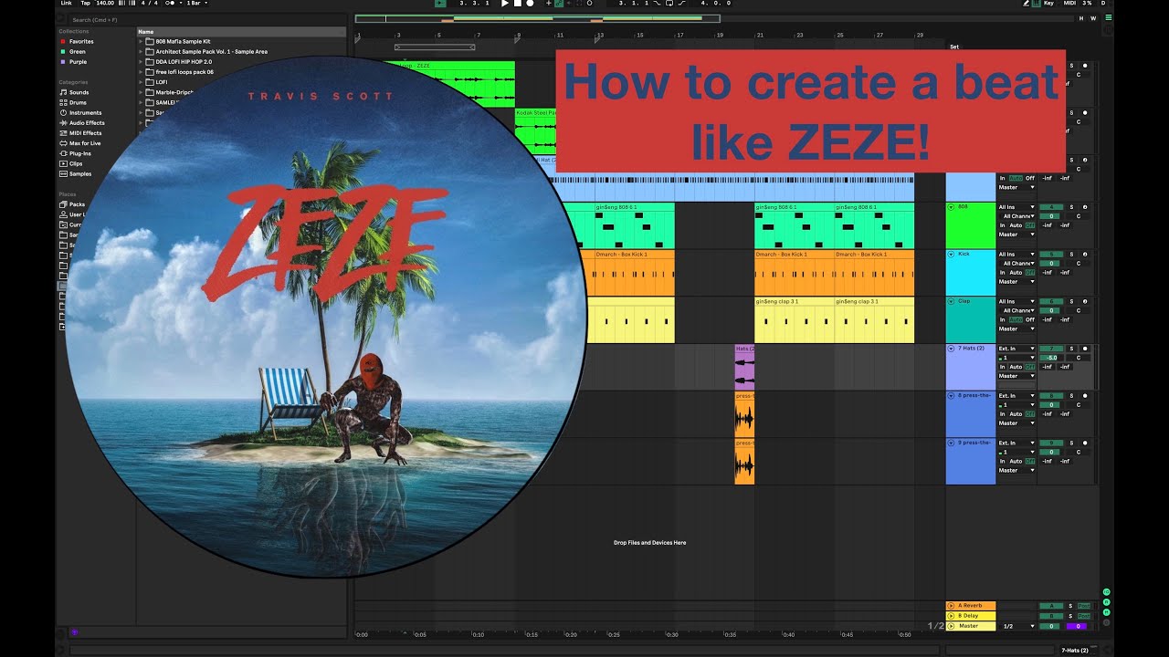 How to create a beat like ZEZE under 5 Minutes! | Prod. DEXTERR - YouTube