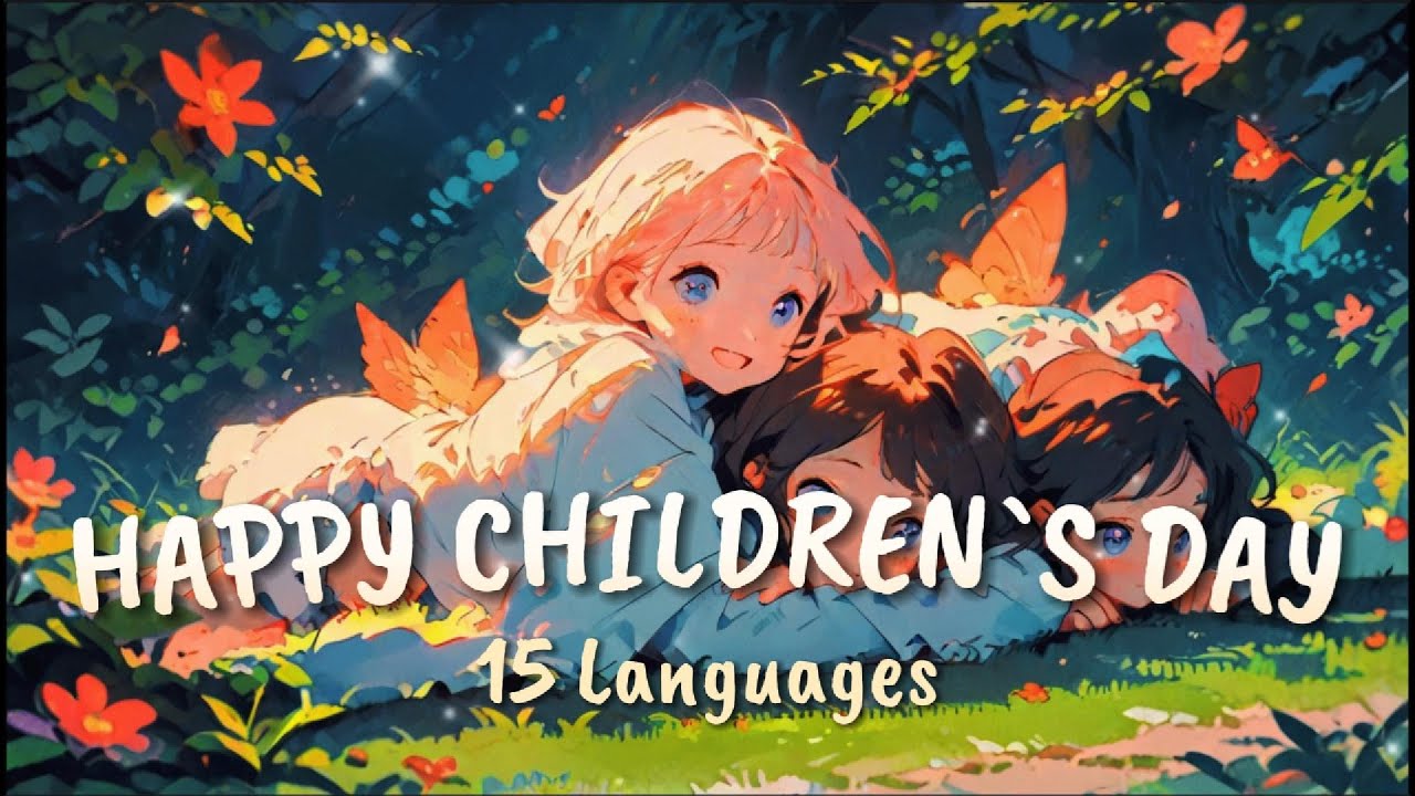 15 Languages Song - Happy Children's Day (Lyrics) - YouTube
