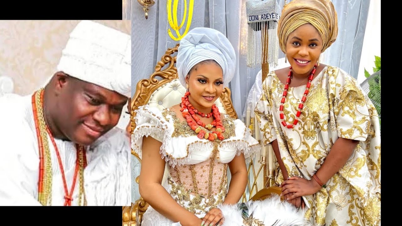 Tobi Phillips Heart warming dance to Ooni of Ife at traditional wedding ...