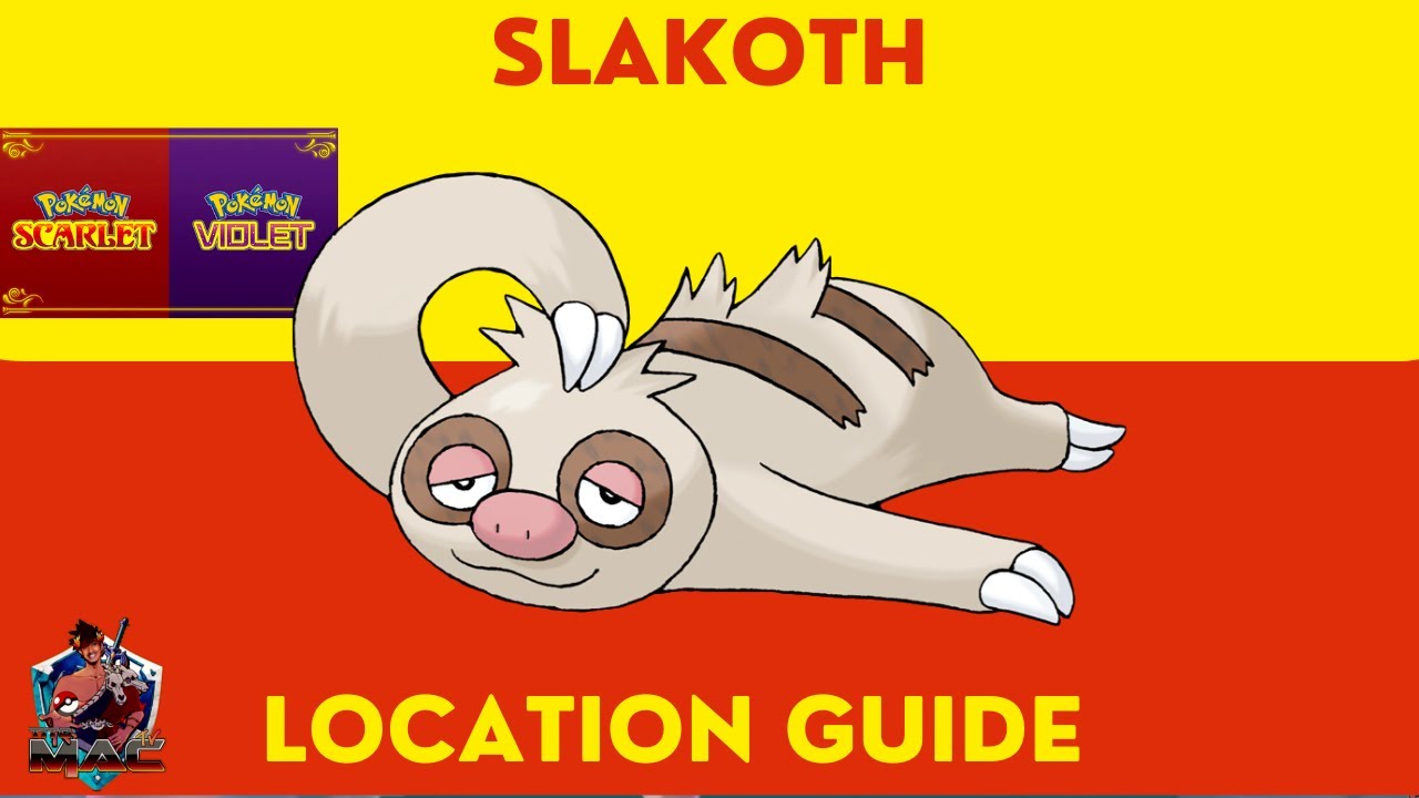 SLAKOTH LOCATION || How To Catch SLAKOTH Pokemon Scarlet And Violet ...