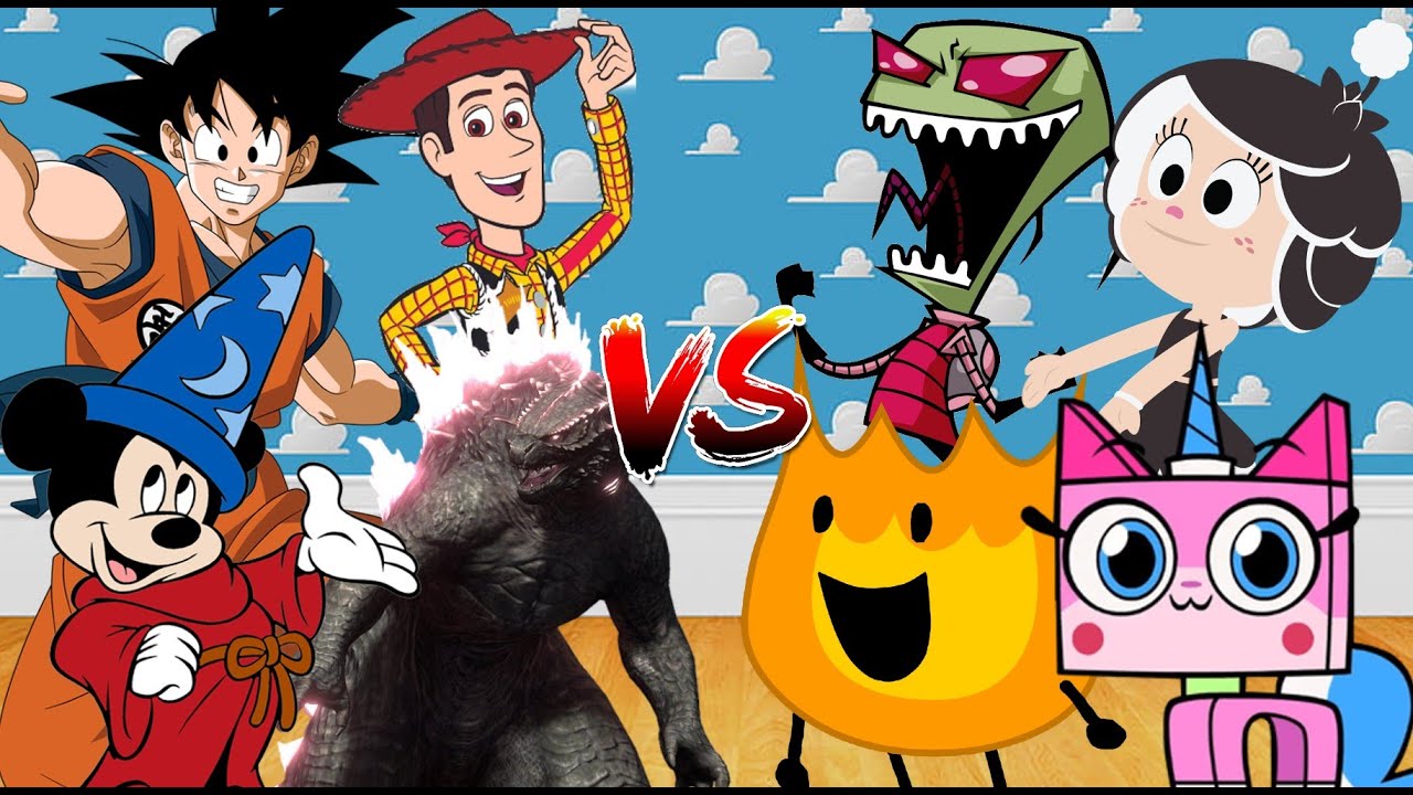 MUGEN Request 460: Woody, Goku, Mickey Mouse, Godzilla VS Zim, Unikitty ...