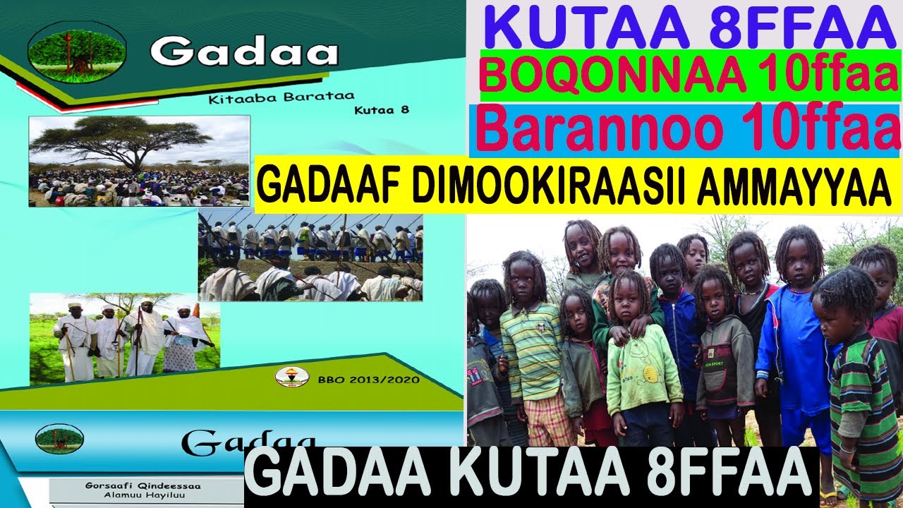 Gadaa Kutaa 8ffaa,Boqonnaa 10ffaa,Barannoo 10ffaa GADAAFI DIMOKIRAASII ...