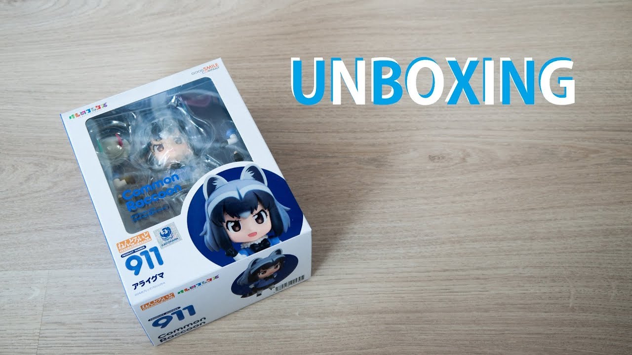 Unboxing - Raccoon (Nendoroid #911)[by GSC] - YouTube