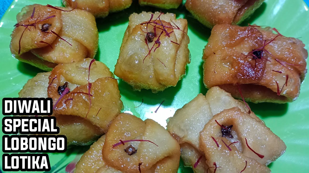 famous bengali sweets recipe lobongo lotika - YouTube