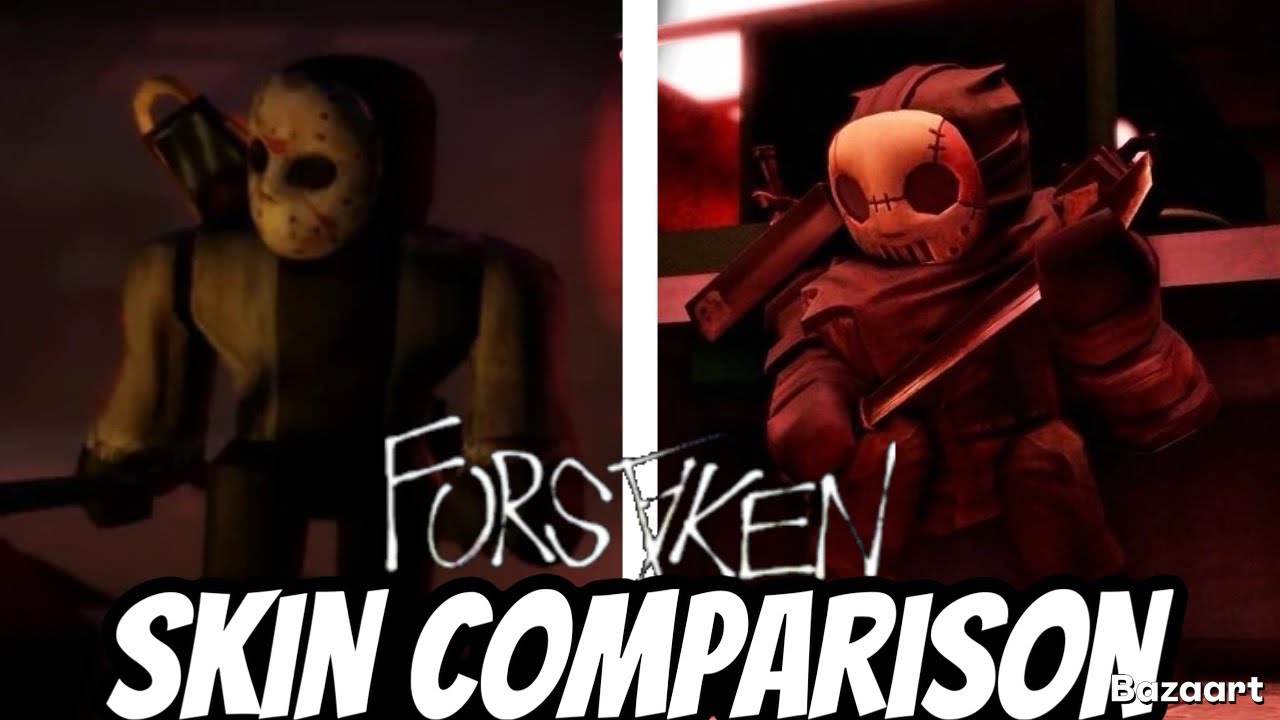 Jason vs Slasher Skin Comparison | Roblox Forsaken - YouTube
