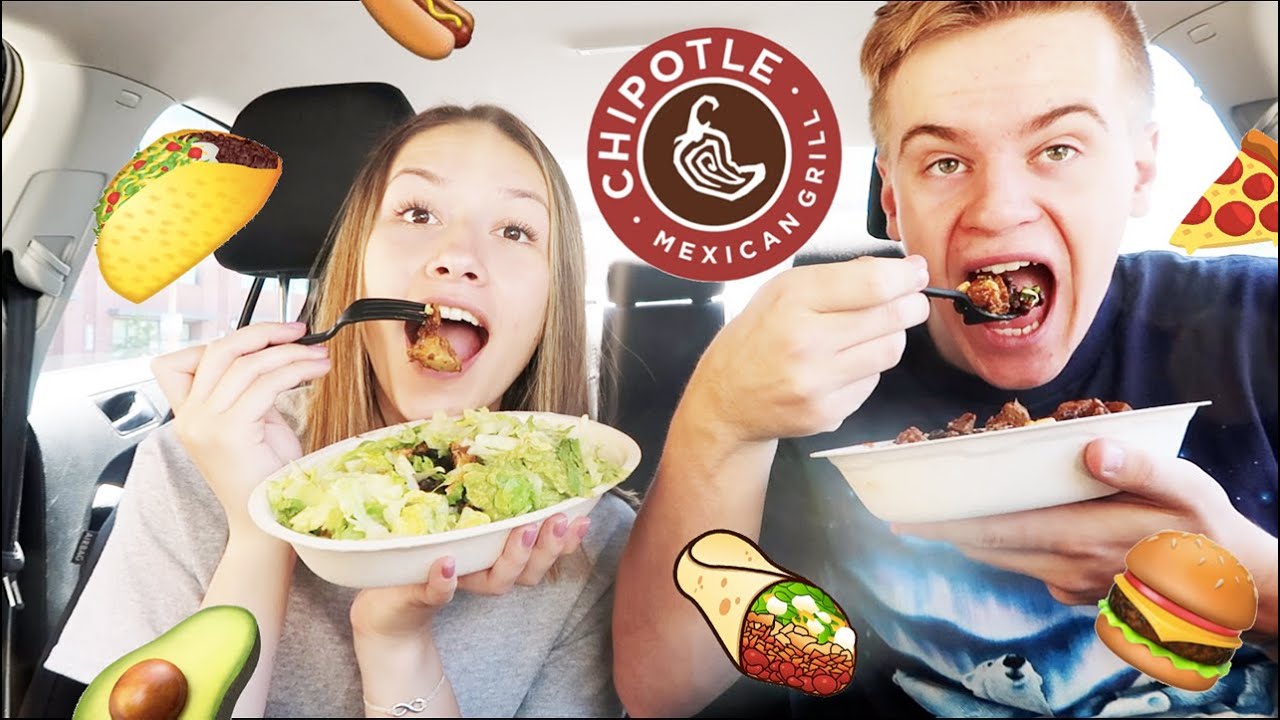 Chipotle Car Mukbang! *Funny* - YouTube