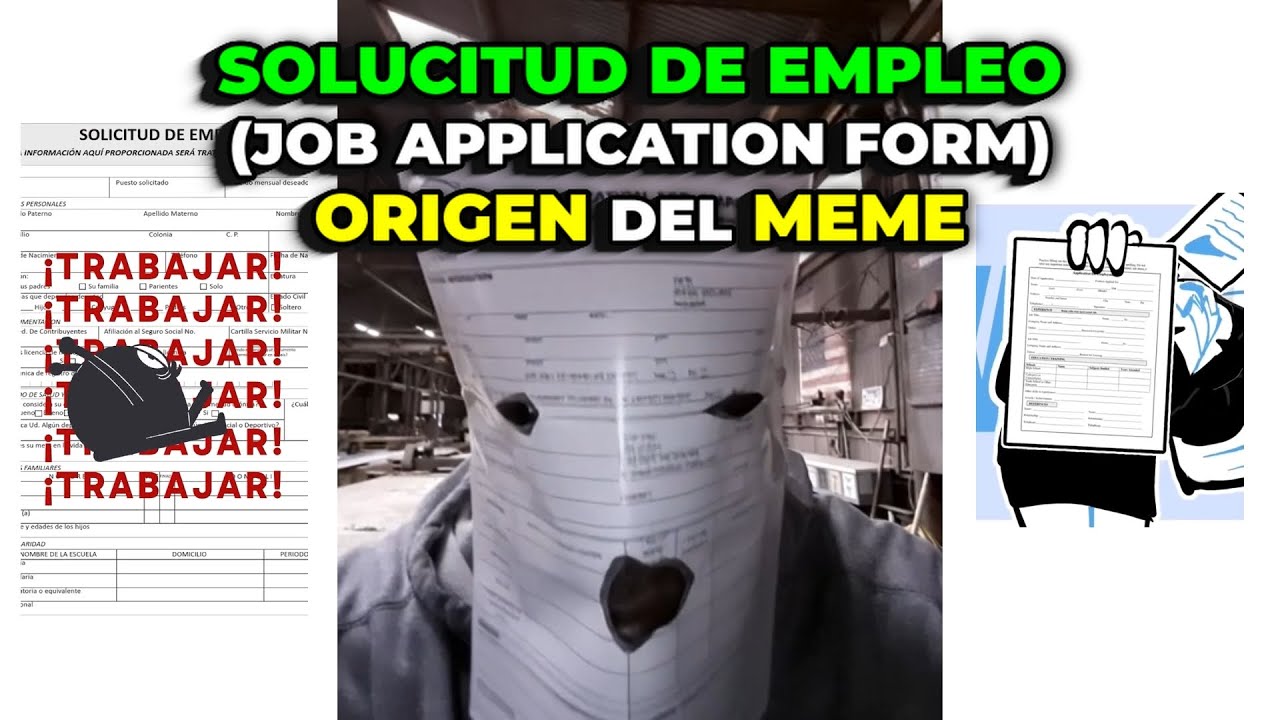Cómo Una Solicitud De Trabajo Se Volvió El MEME Más Aterrador De ...