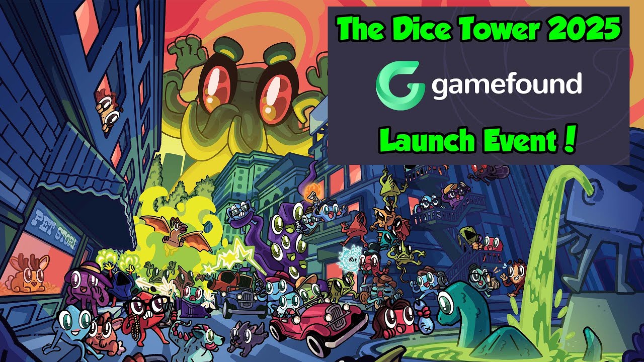 The Dice Tower 2025 Gamefound Launch Event! - YouTube