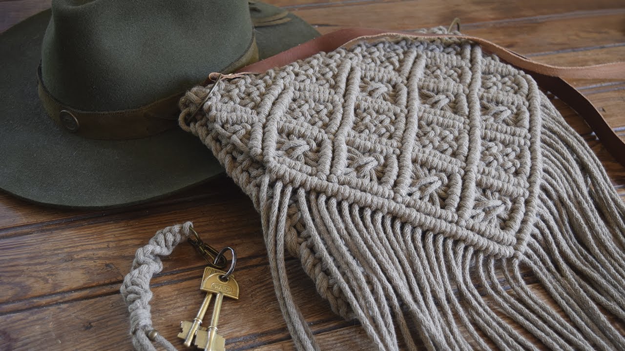 Cartera Bohemia - Paso a paso - Macramé - YouTube