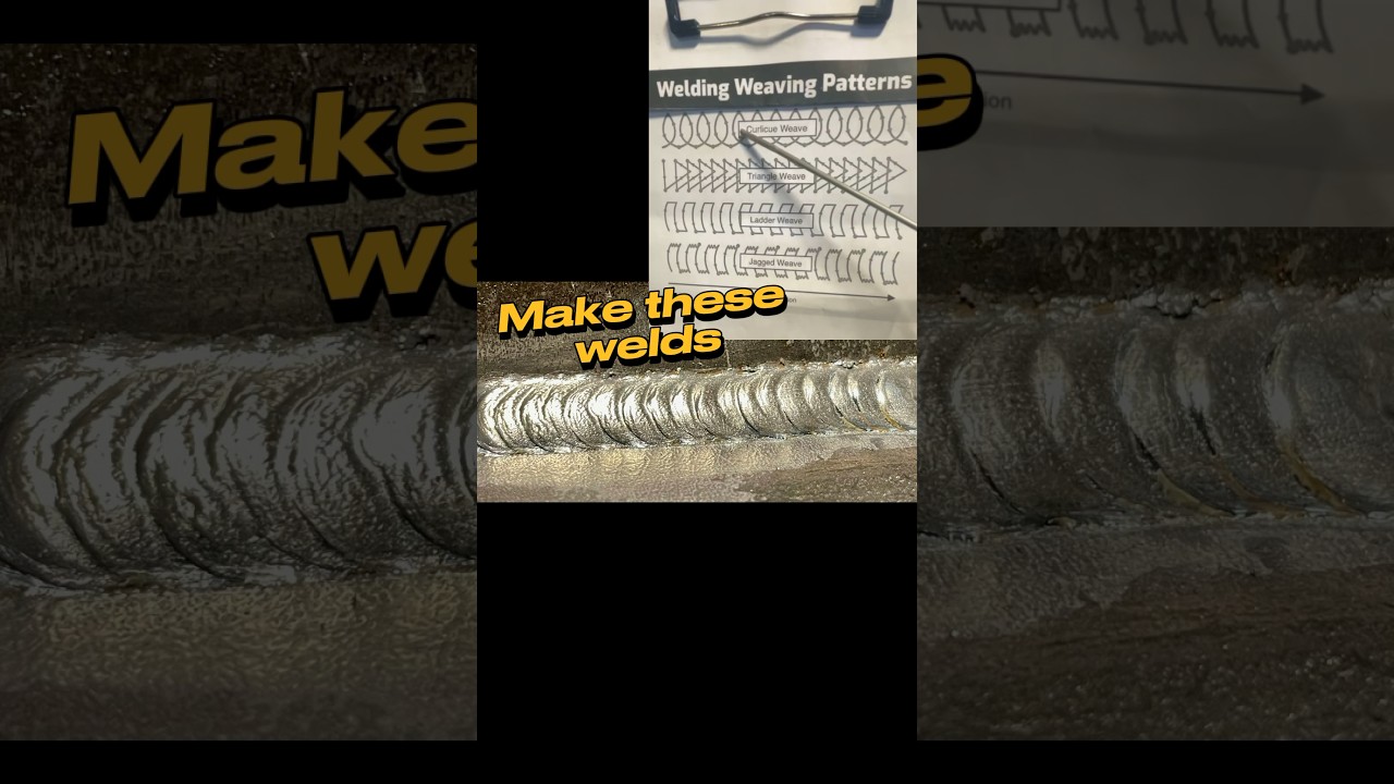 Mig welding pattern - YouTube