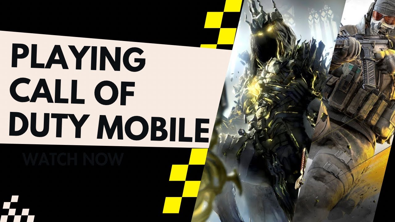 PLAYING CALL of DUTY MOBILE on BACKBONE!! - YouTube