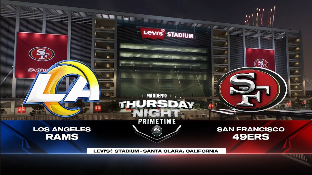 TNF Madden NFL 25 - Los Angeles Rams vs San Francisco 49ers Week 15 ...