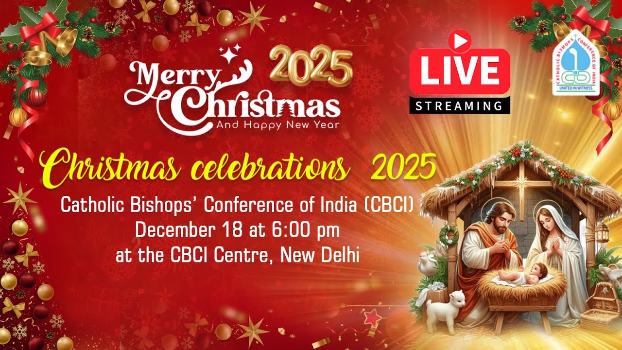 CBCI Christmas & New Year Celebration 2025–2026 | Live from CBCI Centre ...
