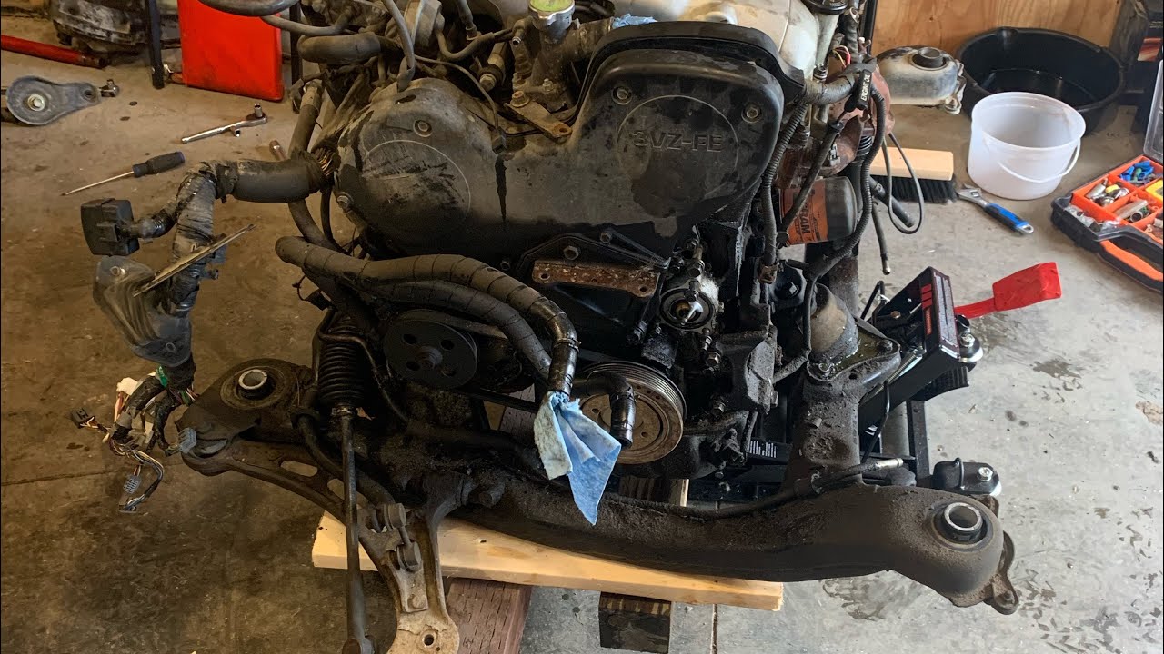 Don’t have an engine Hoist or a lift?Drop the engine and subframe of a ...