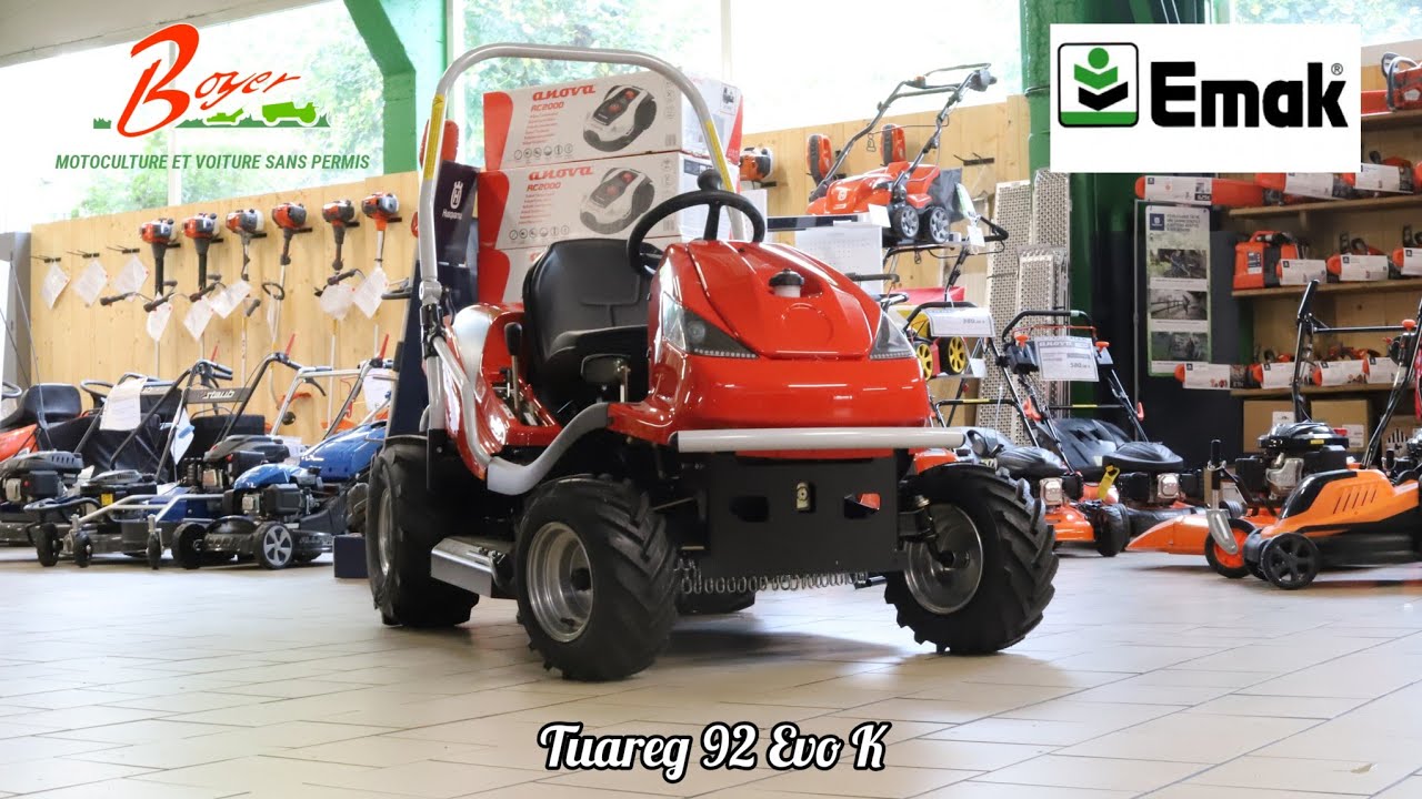 Emak Tuareg 92 Evo K - Débroussailleuse autoportée - Présentation ...