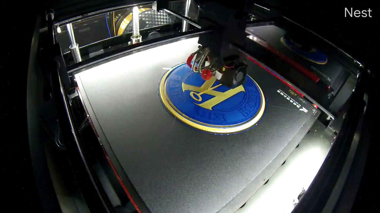 3D Print of Plaque - YouTube