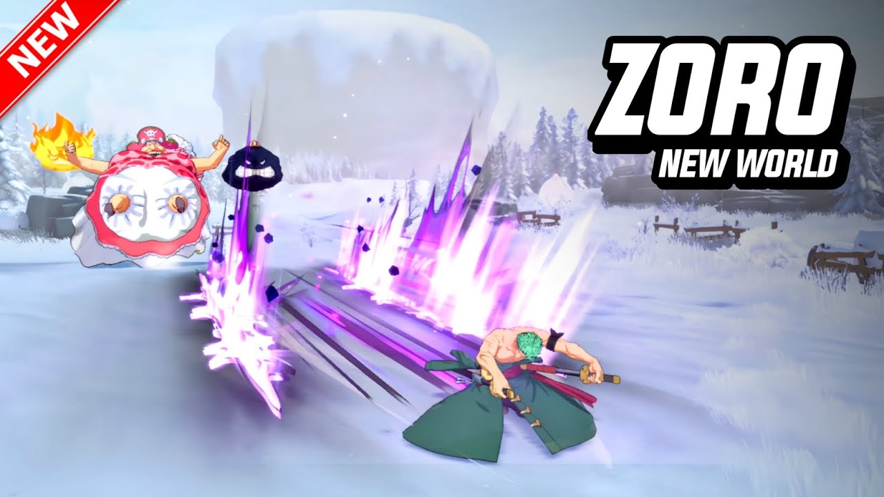 🔥 The Swordmaster Zoro New World Highlights Gameplay • One Piece ...