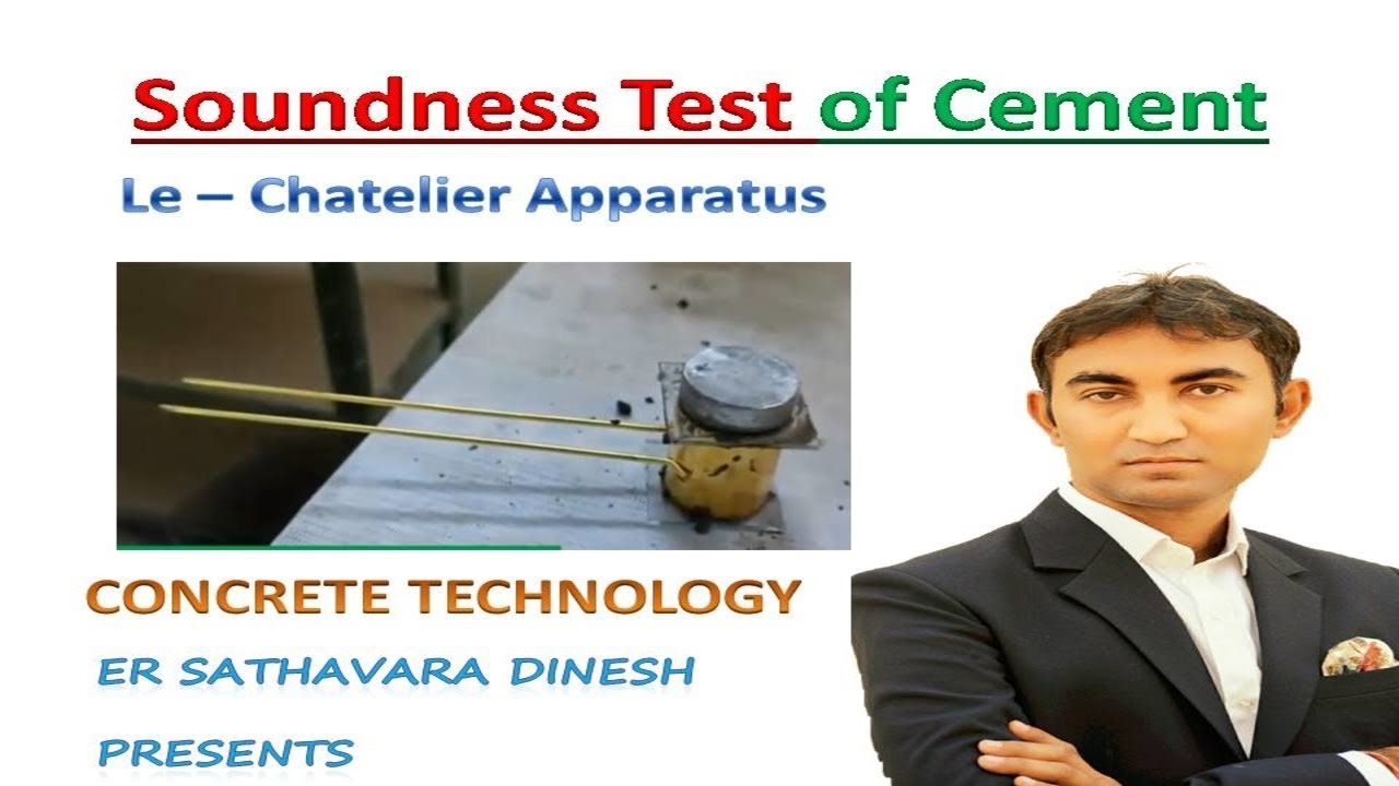Soundness Test of Cement by Le-Chatelier Method - YouTube