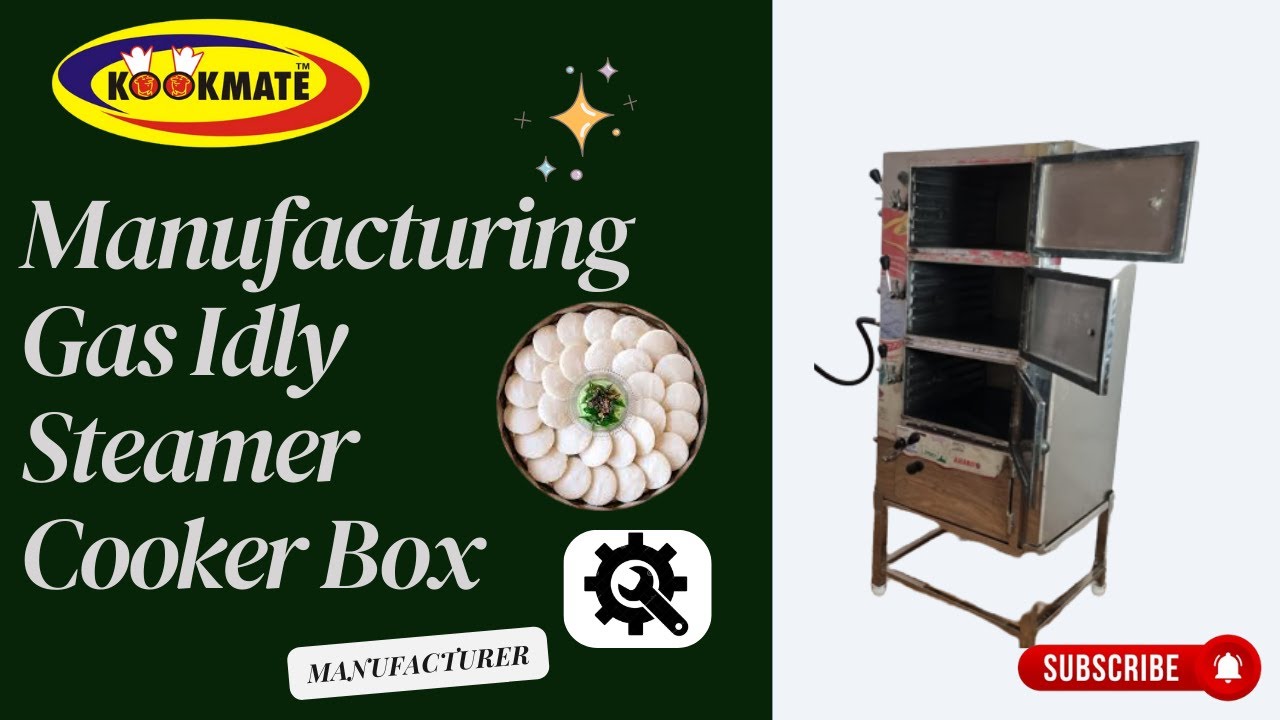 Manufacturing Gas Idly Steamer Cooker Box At Kookmate Factory | Steam ...