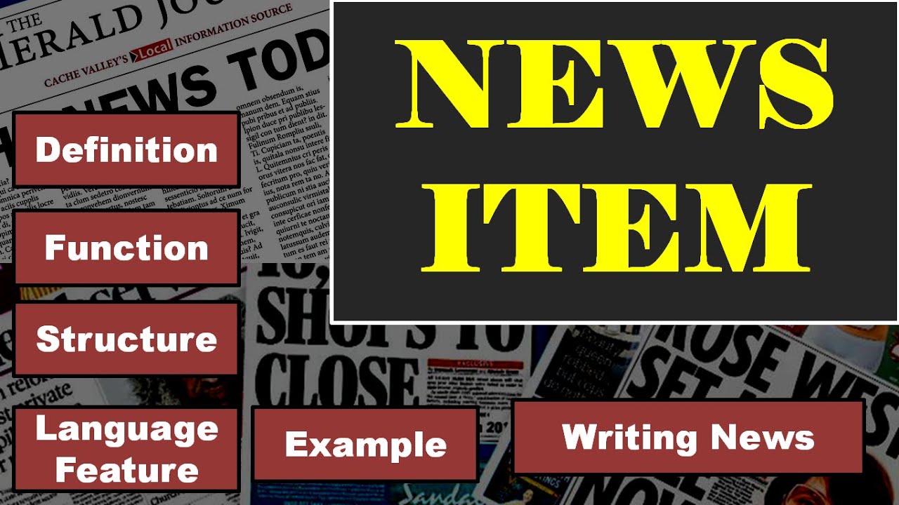 News Item. Materi Bahasa Inggris SMA/SMK Kelas XII 12 Semester 2 - YouTube